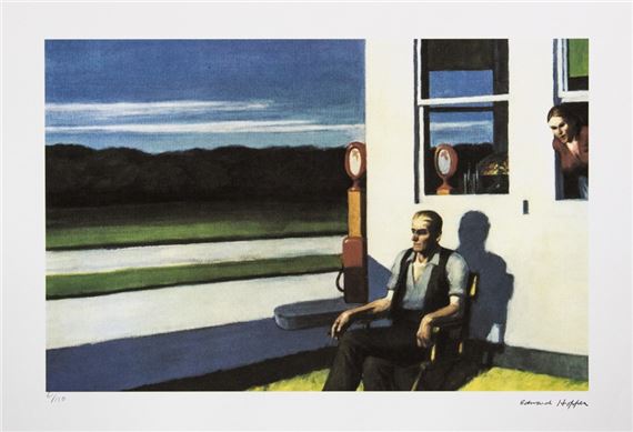 Edward Hopper | Four Lane Road | MutualArt