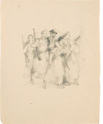 Konstantin Ivanovich Rudakov | Mlitia (1932) | MutualArt