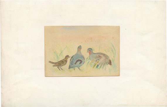Nikolai Andreevich Tyrsa | Partridges and nightingales (1937) | MutualArt