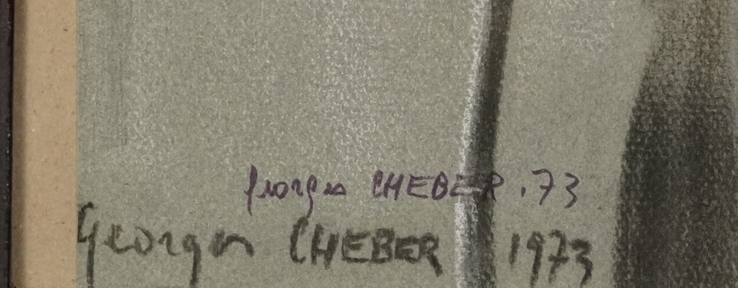 Georges Cheber | Portrait of Charlie Chaplin (1973) | MutualArt