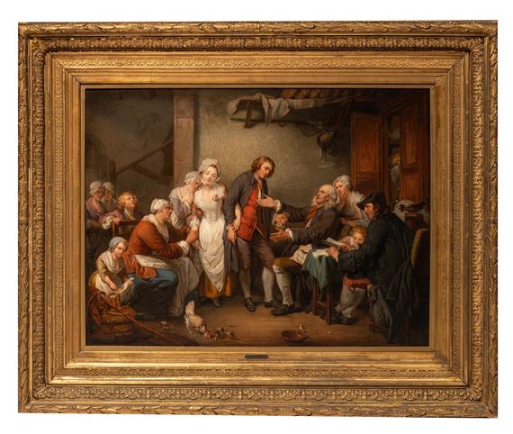 Jean-Baptiste Greuze | L'Accordée De Village (1761) | MutualArt