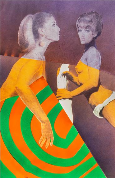 Pol Mara | Two figureheads (1967) | MutualArt