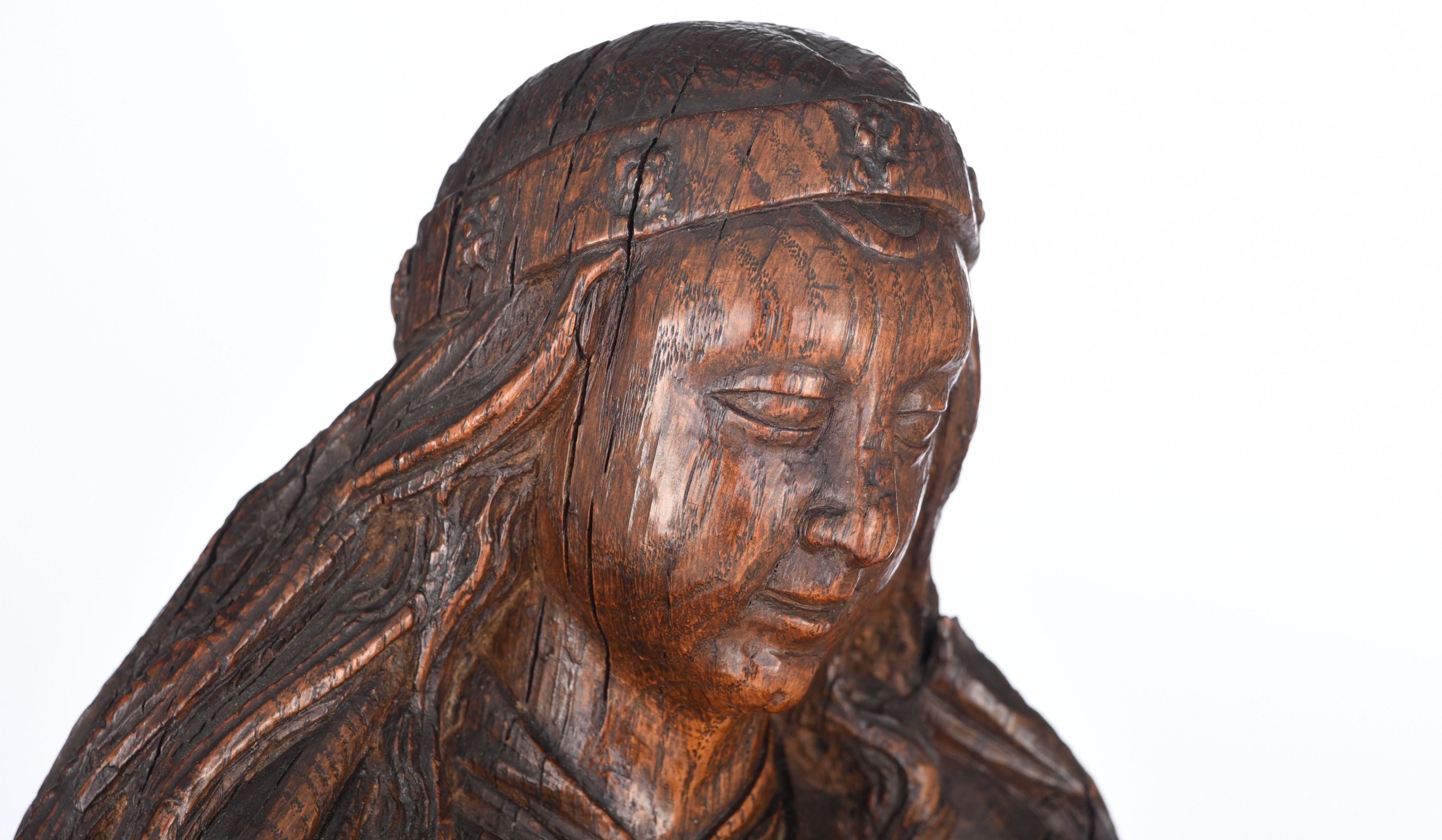 Netherlandish School, 16th Century | Fine Oak Sculpture Of Saint ...