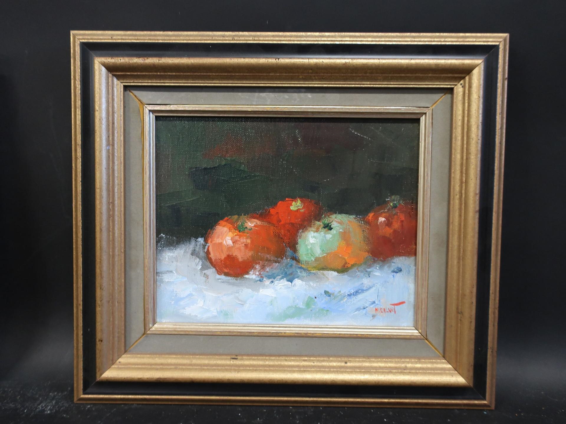 Michel Calvet | Michel (Né en 1956) : Les quatre tomates | MutualArt
