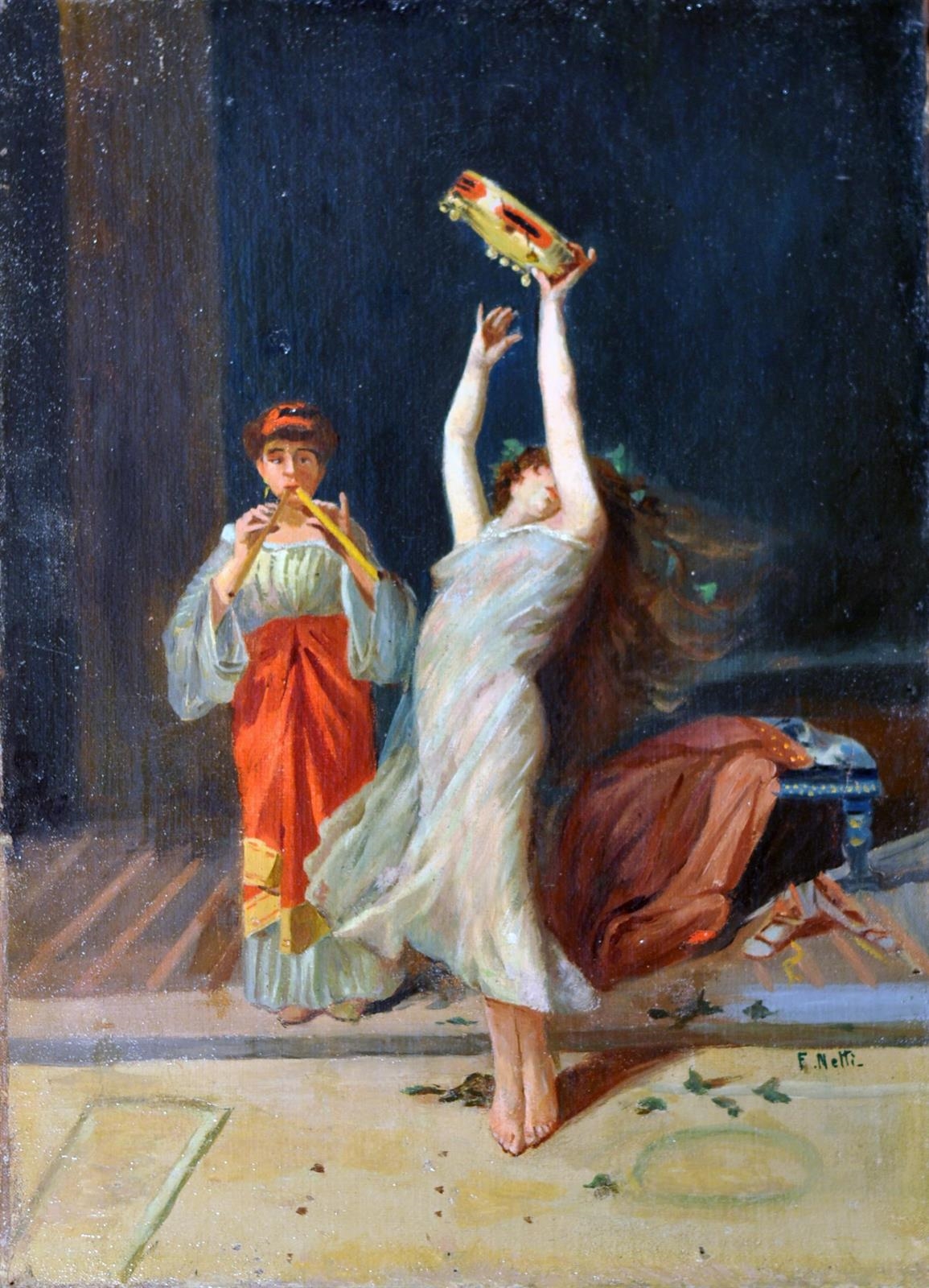 Francesco Netti | Odalische olio su tela | MutualArt