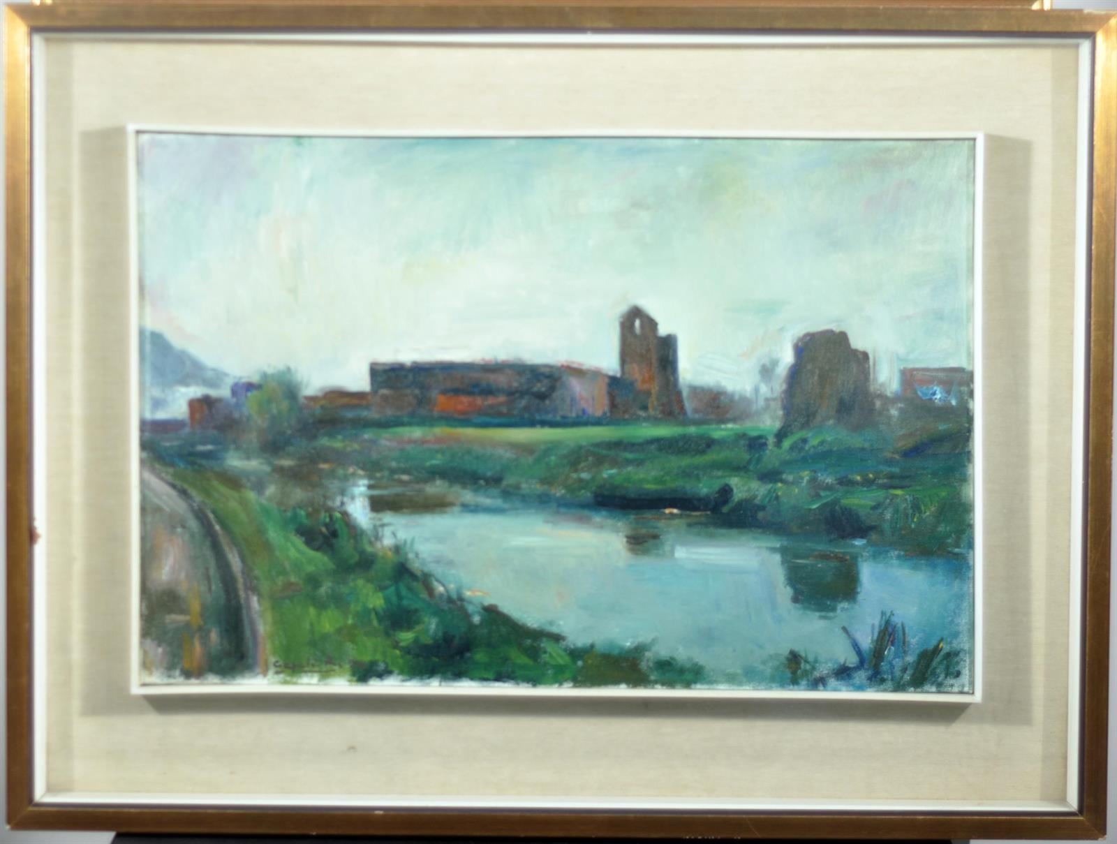 Rubens Capaldo | Il lago olio su tela | MutualArt