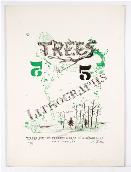 Karl Eugene Fortess | Trees Portfolio (1966) | MutualArt