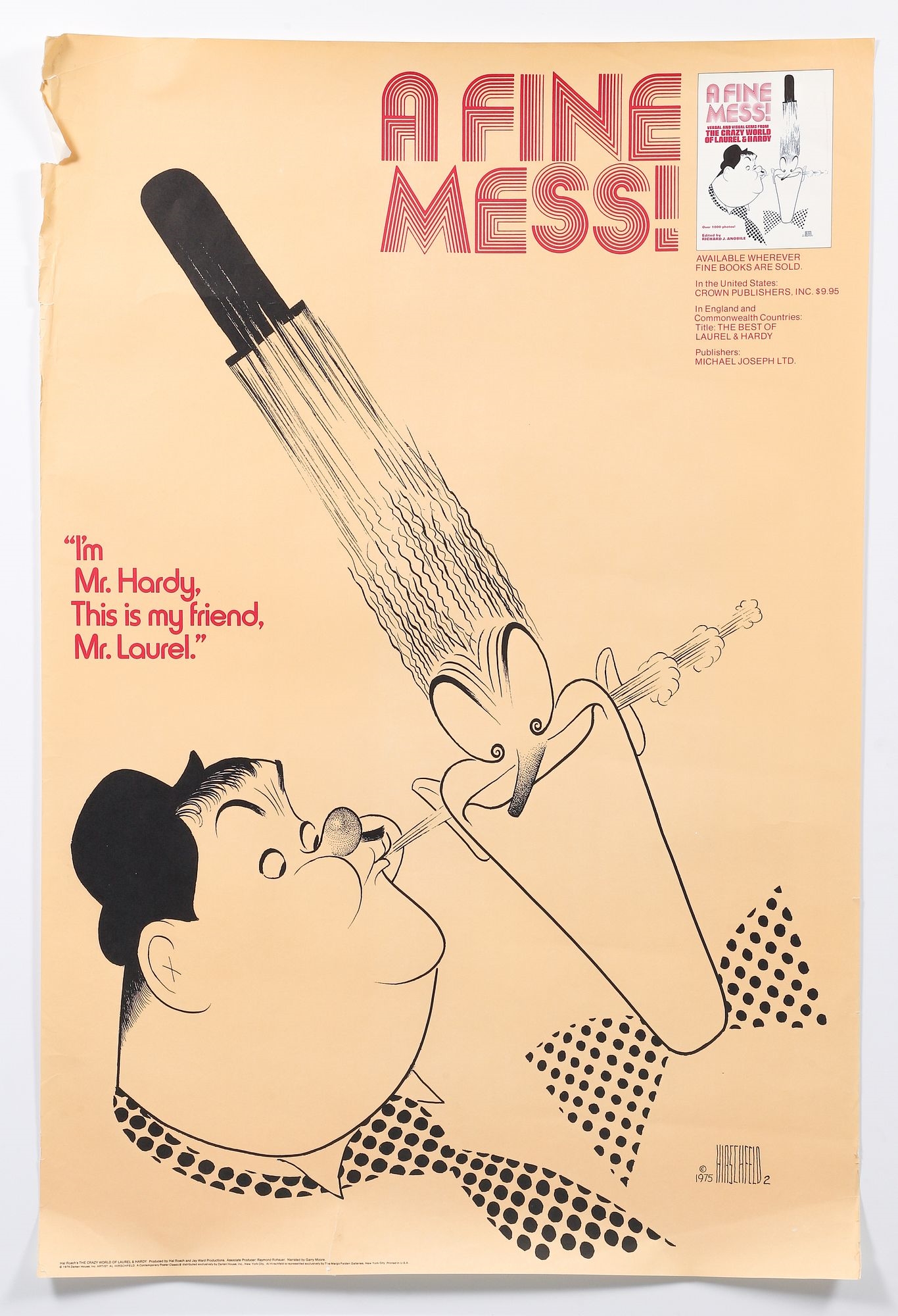 Al Hirschfeld | book advertising posters | MutualArt