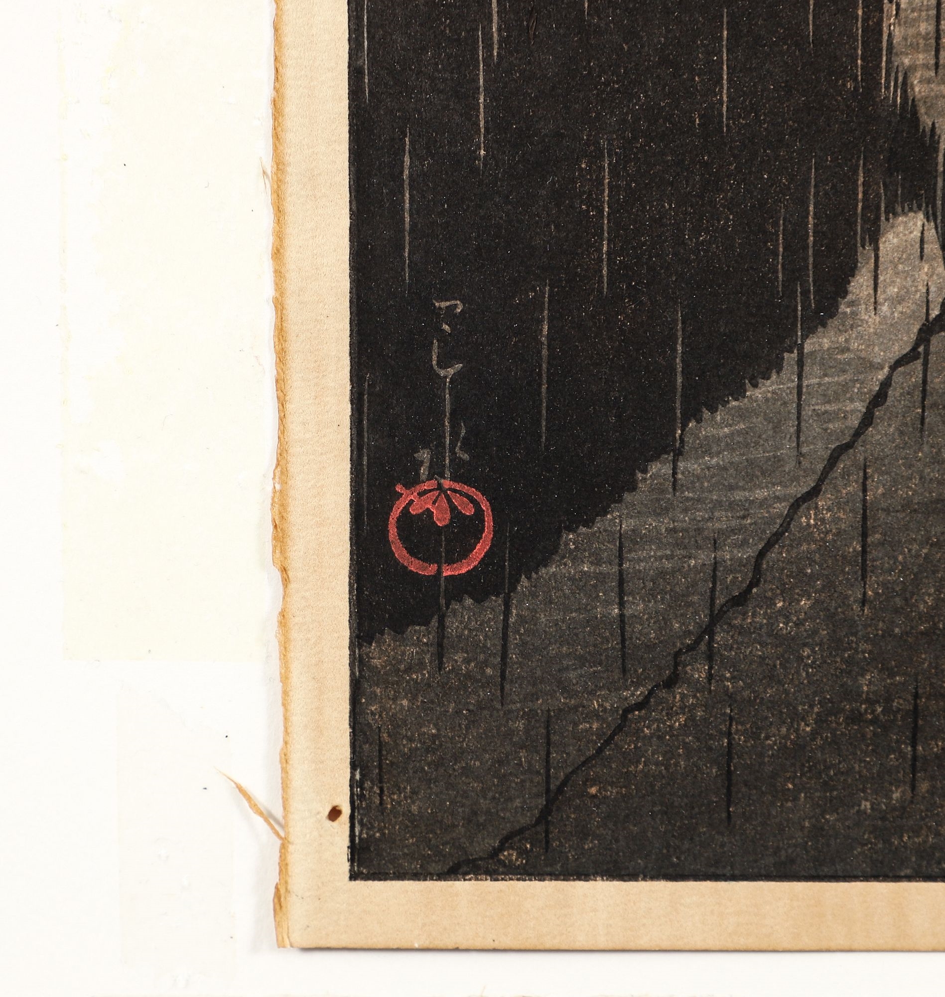 Hasui Kawase | Sochu Maekawa no ame: Rain at Maekawa | MutualArt