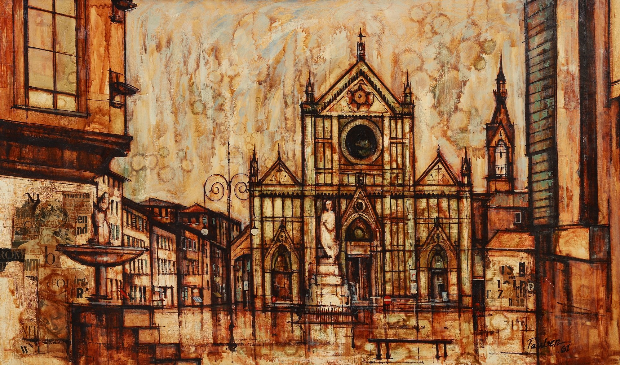 Paul S. Paulsen | Church View (1961) | MutualArt