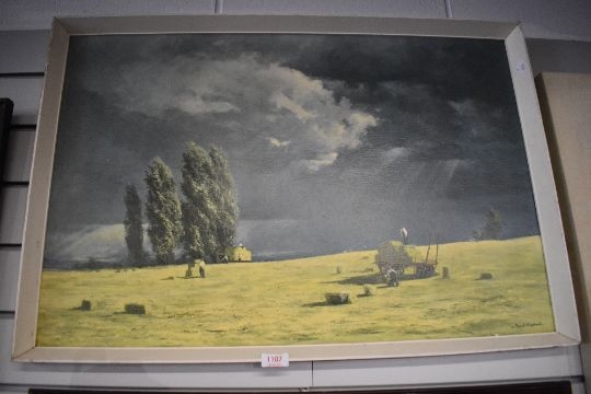 David Shepherd | The Last Bales | MutualArt