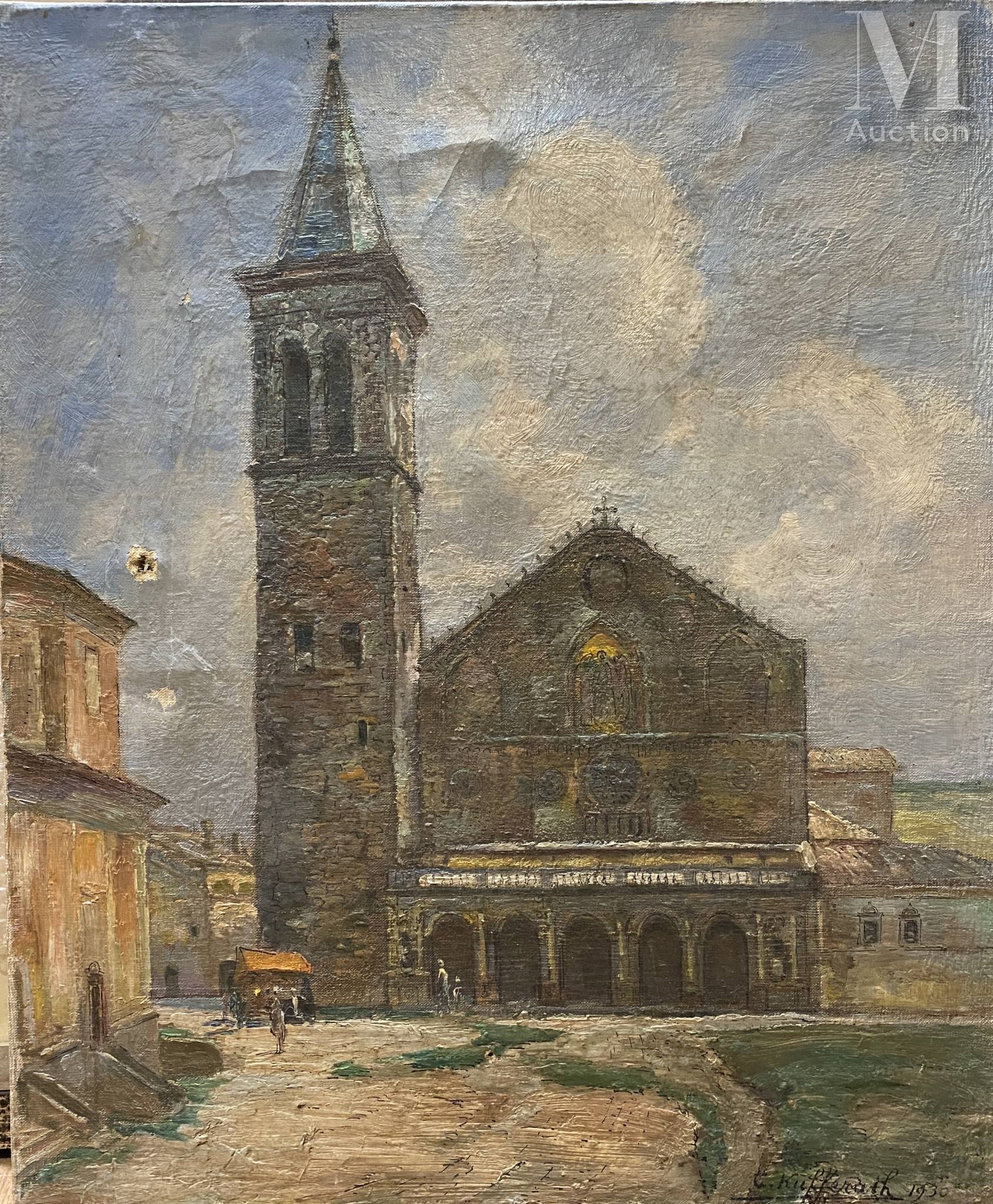 Camille Kufferath | Eglise et son cloché (1930) | MutualArt