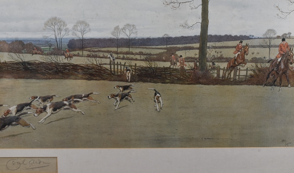 Cecil Aldin | fox hunting scene print | MutualArt