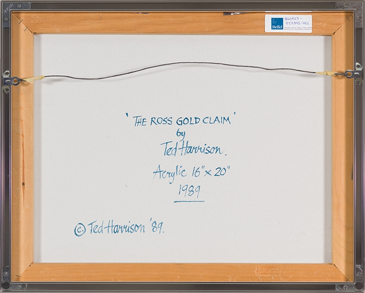 Ted Harrison | The Ross Gold Claim (1989) | MutualArt