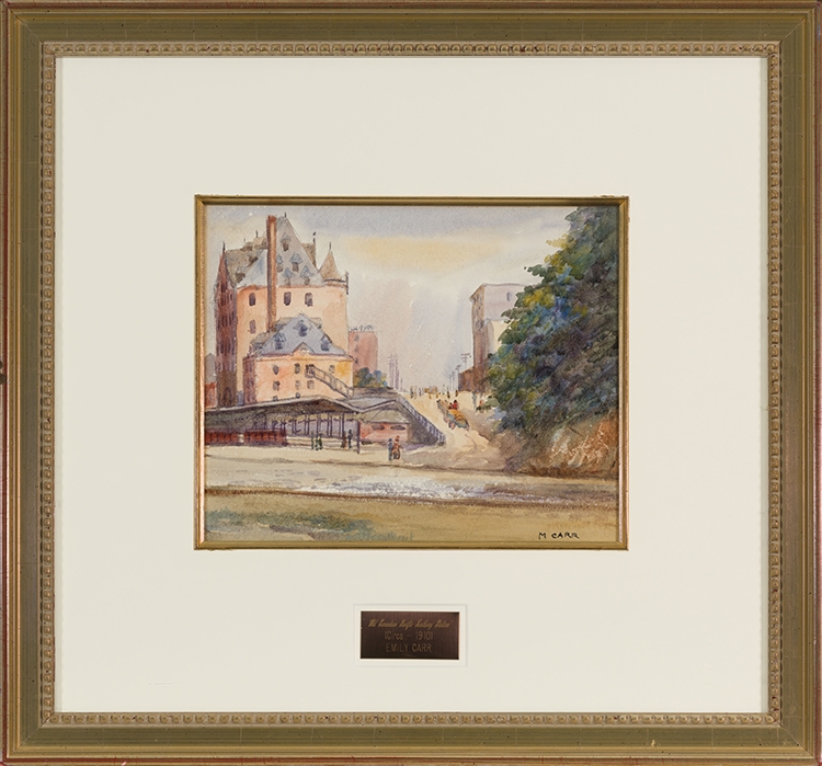 Emily Carr | Old Canadian Pacific Railway Station (Circa 1910) | MutualArt