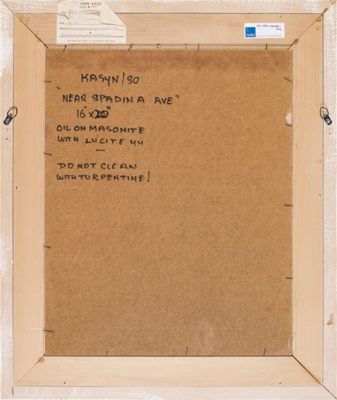 John Kasyn | Near Spadina Avenue (1980) | MutualArt