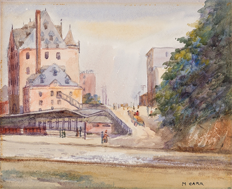 Emily Carr | Old Canadian Pacific Railway Station (Circa 1910) | MutualArt