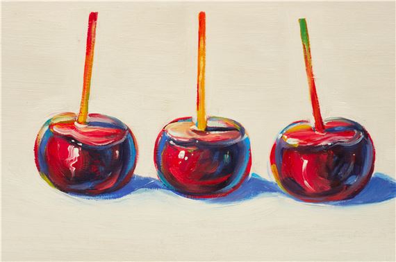 Wayne Thiebaud | Three Candied Apples 1961 (1961) | MutualArt