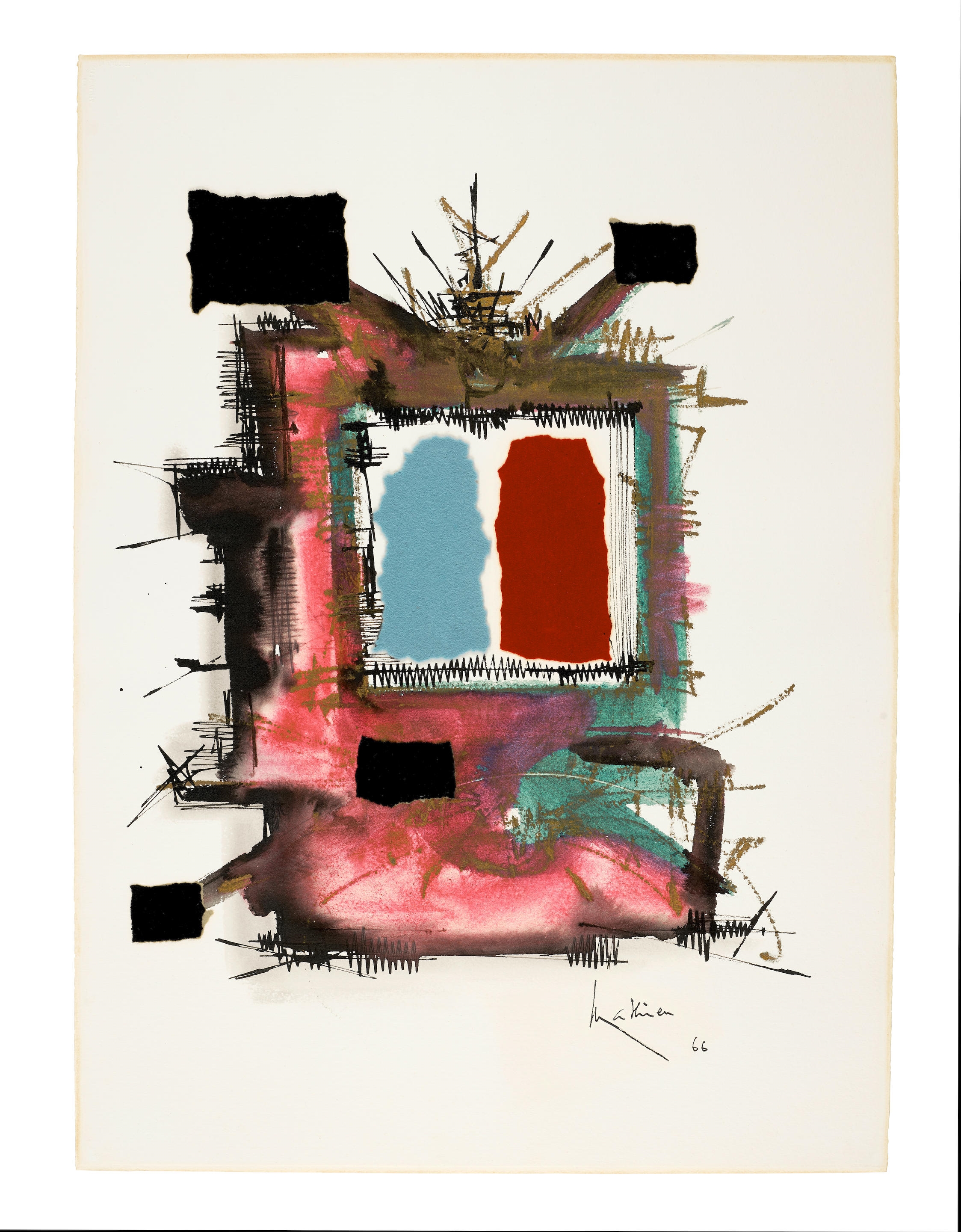 Georges Mathieu | Tithonius (1966) | MutualArt