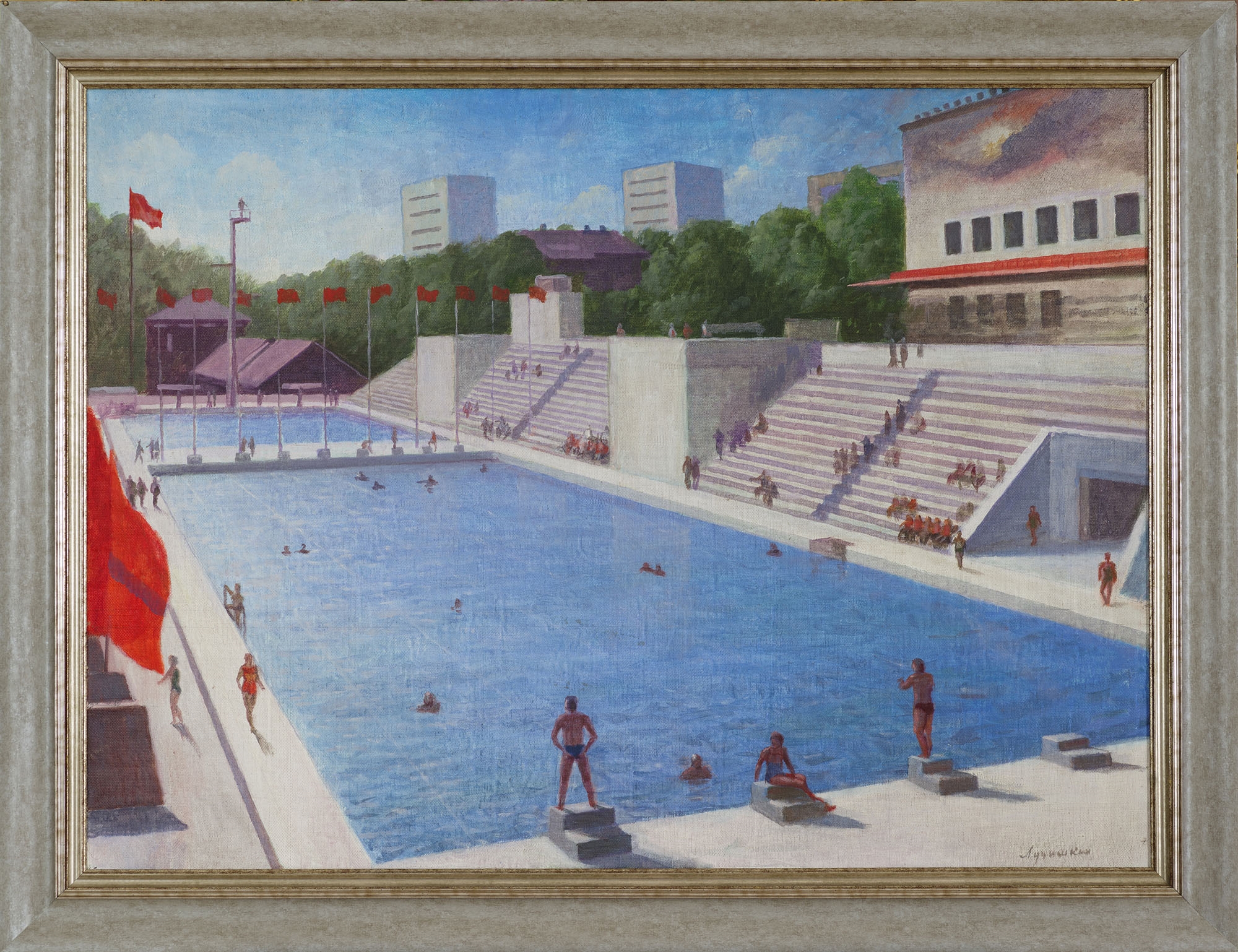 Sergei Alekseevich Luchishkin | Water Stadium (1960s) | MutualArt