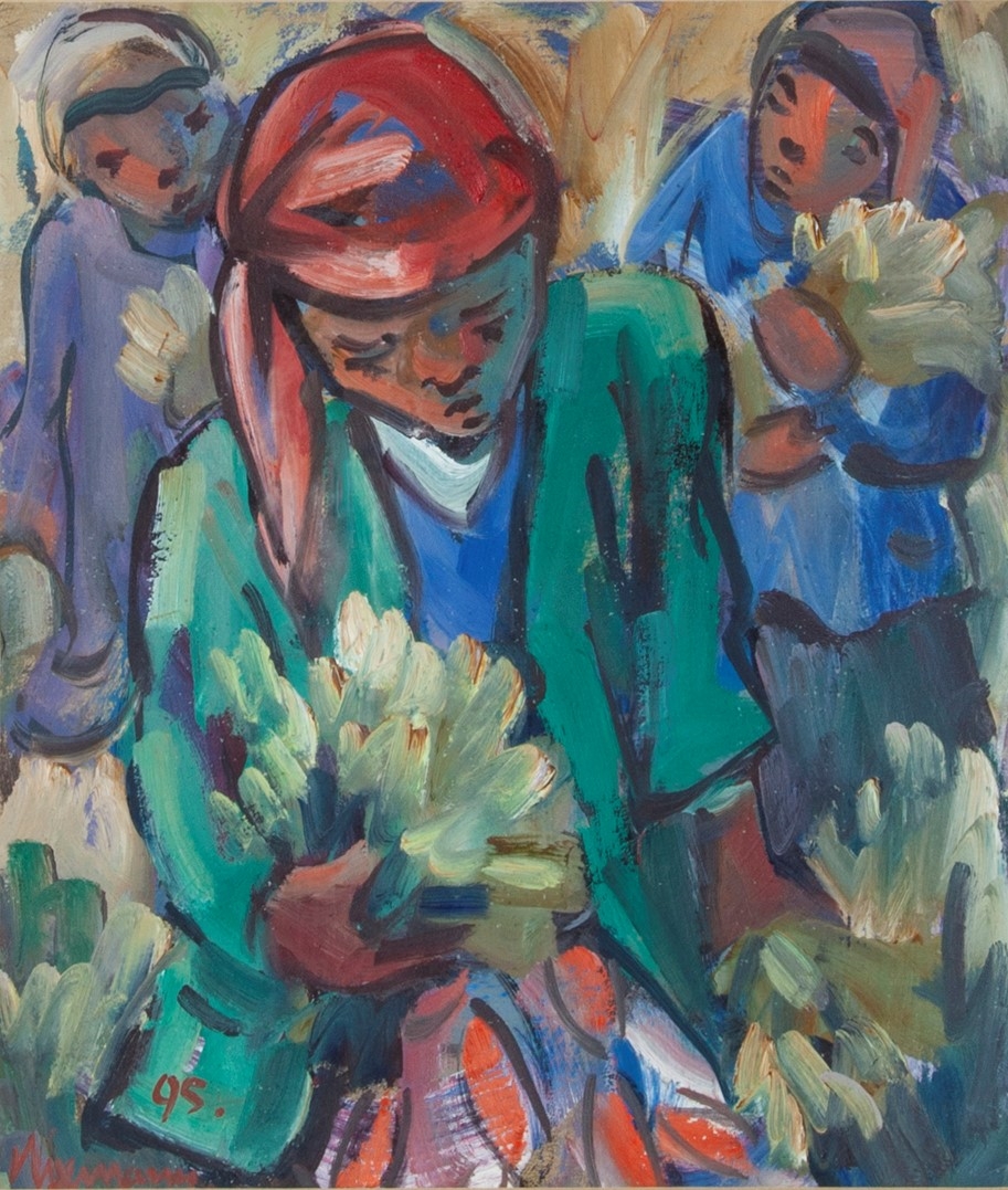Hennie Niemann Sr. | FLOWER PICKER AND FLOWER PICKERS (1995) | MutualArt