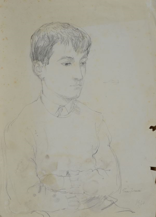 Enzo Faraoni | Portrait of a young man, 1964 (1920) | MutualArt