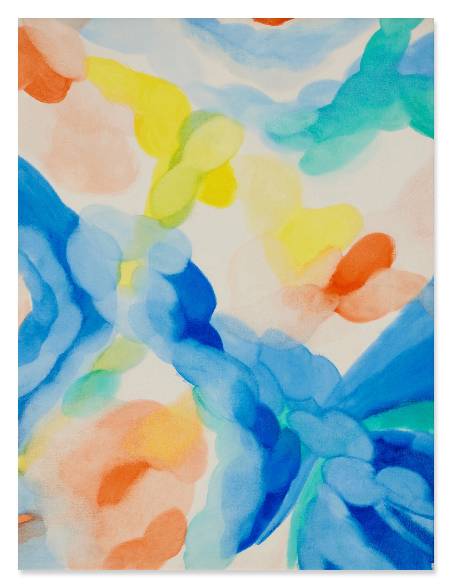 Alice Baber | Dirvish Ladder and Tree (1974) | MutualArt