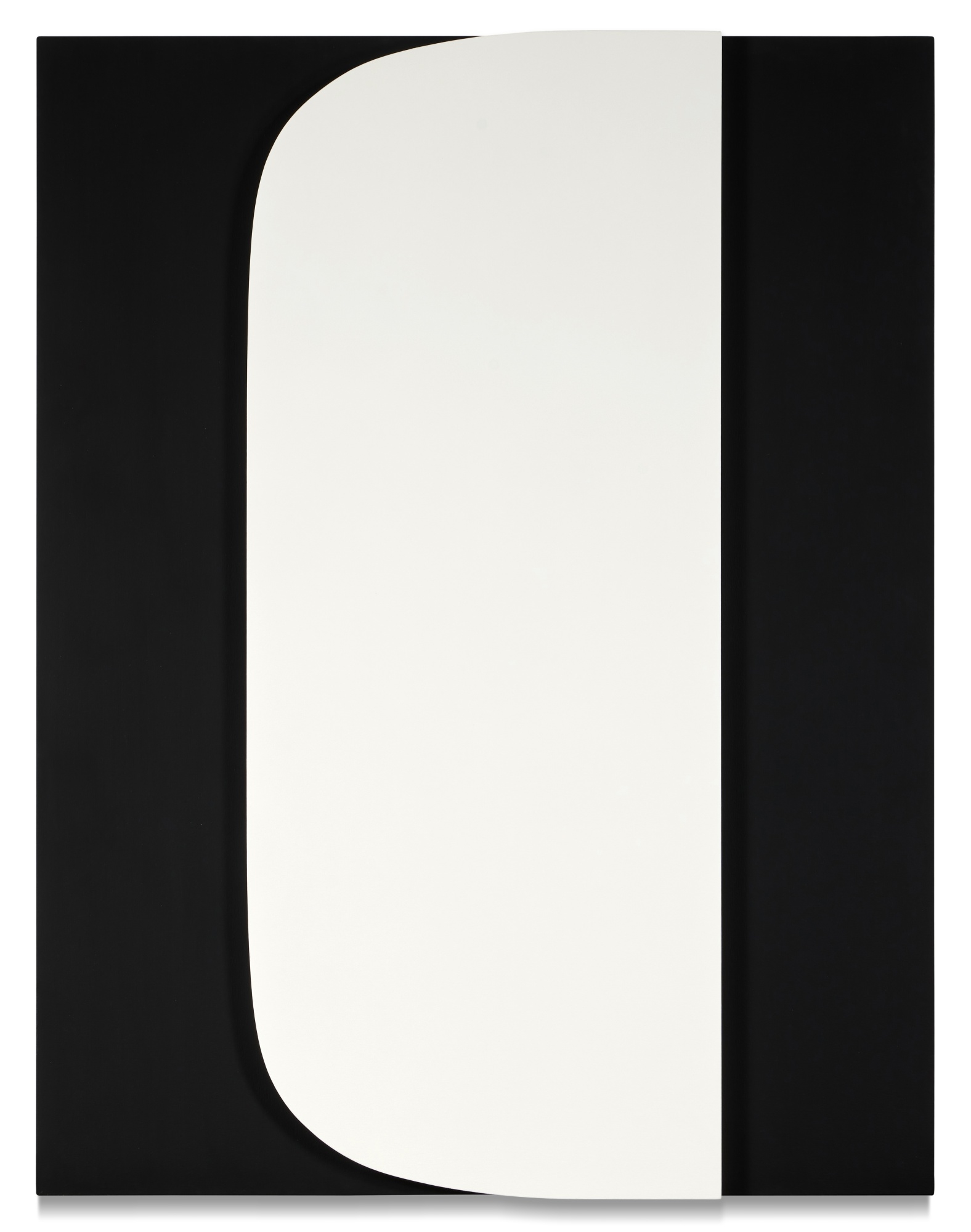 Ellsworth Kelly | White Form on Black | MutualArt