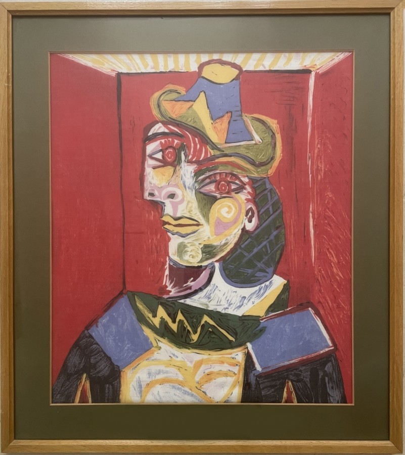 Pablo Picasso | Femme Au Béret Et À La Robe Quadrillée (Marie-thérèse ...
