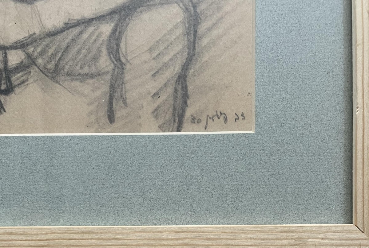 Dov Feigin | A sitting man (1980) | MutualArt