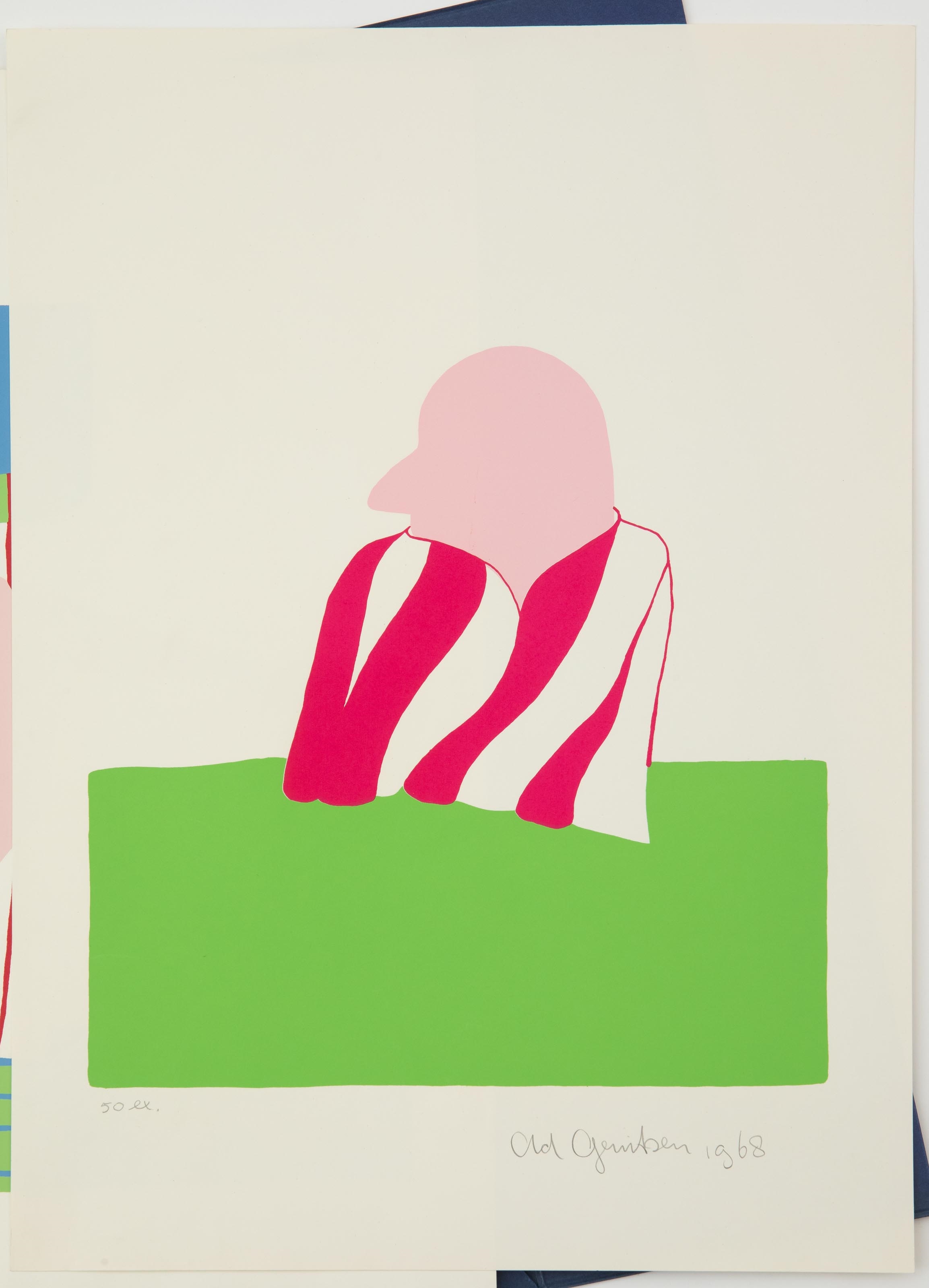 Ad Gerritsen | Map met vijf kleurenzeefdrukken | MutualArt