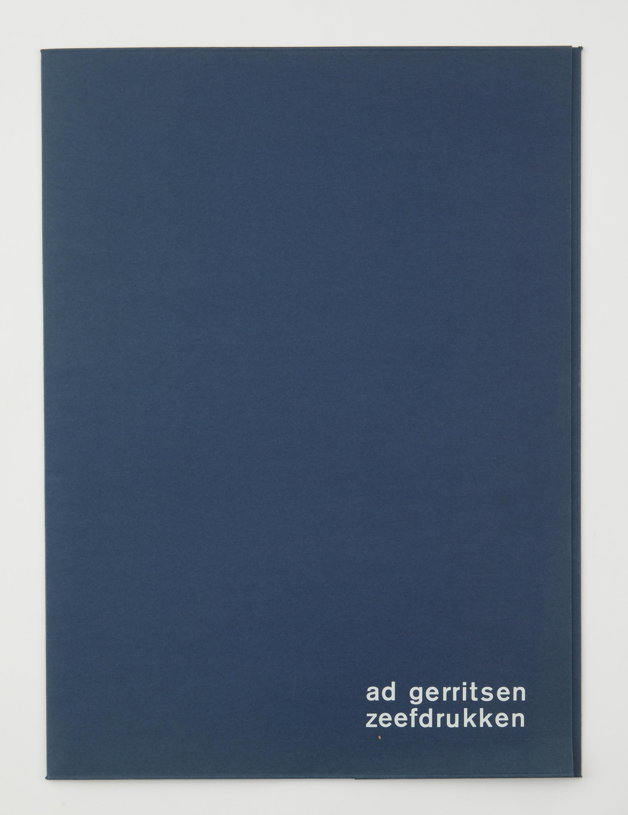 Ad Gerritsen | Map met vijf kleurenzeefdrukken | MutualArt