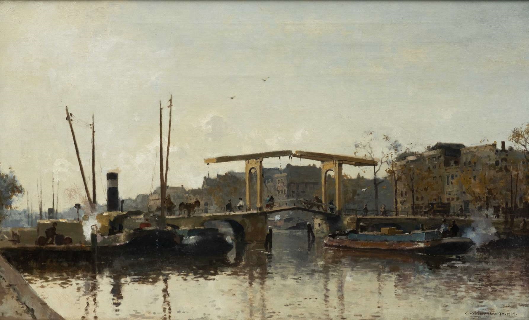 Cornelis Vreedenburgh | The Magere Brug in Amsterdam | MutualArt