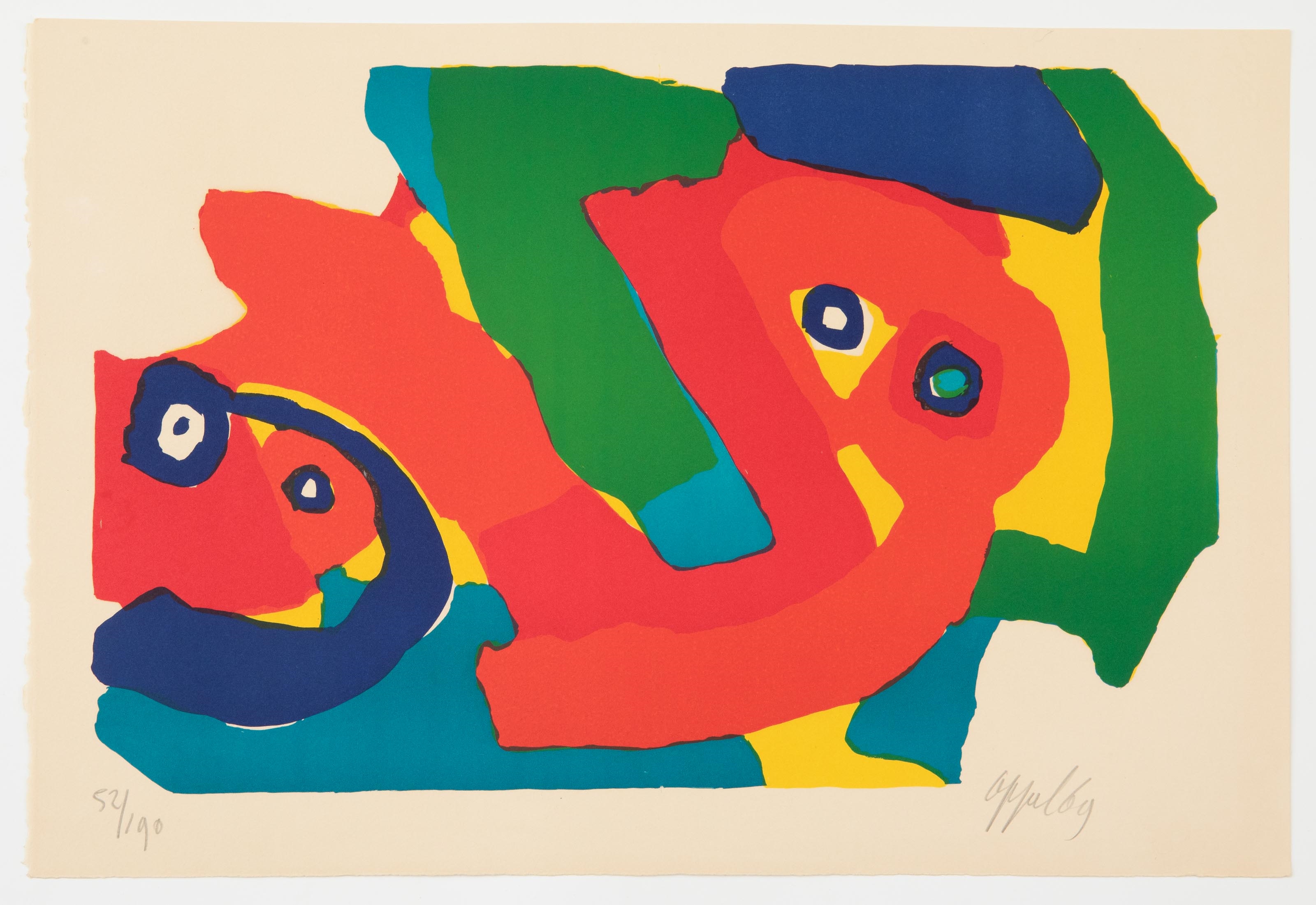 Karel Appel | Kleurenlithografie | MutualArt