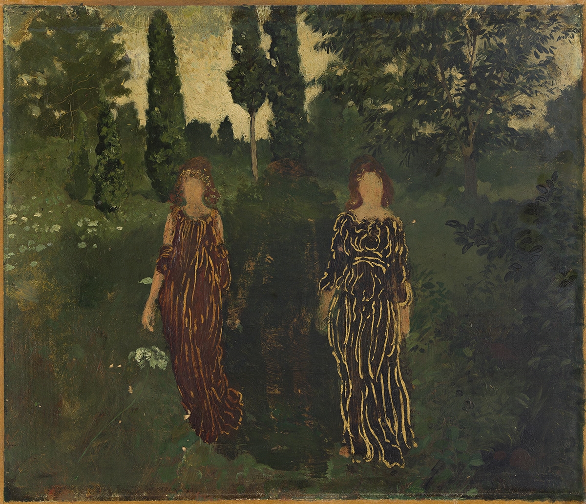 Arthur B. Davies | Eyelids of the Sunset | MutualArt