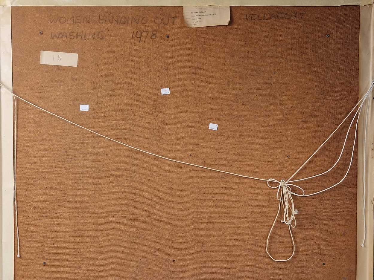 Elisabeth Vellacott | Women hanging out washing | MutualArt