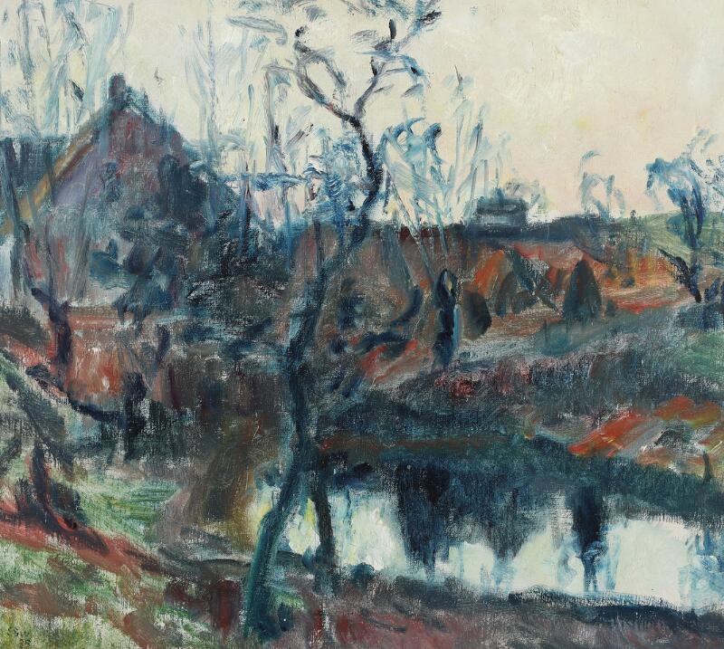 Sigurd Swane | Scenery from Malergården (1935) | MutualArt