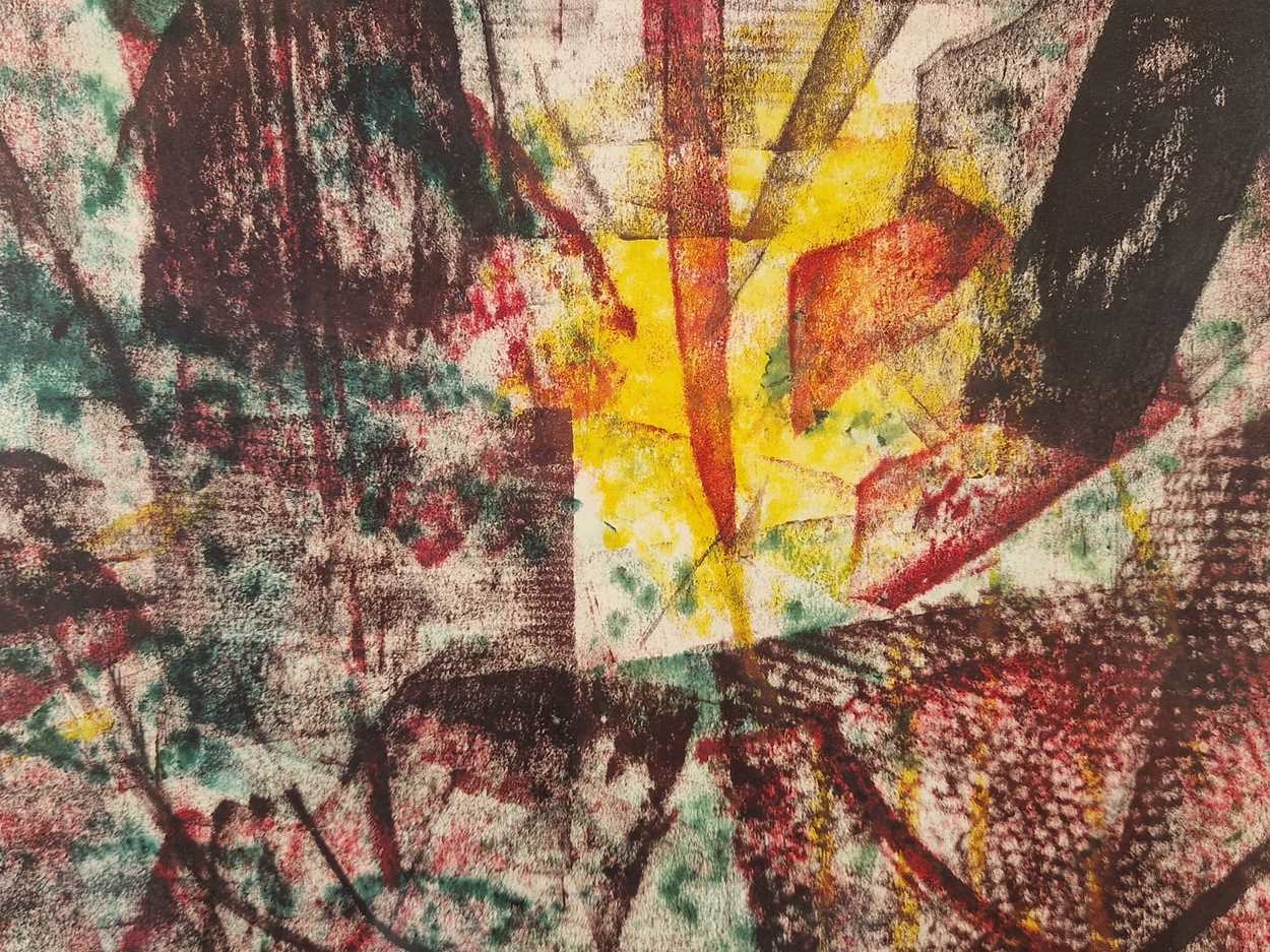 Dennis Hawkins | Zen Landscape with Yellow Sun (1959) | MutualArt