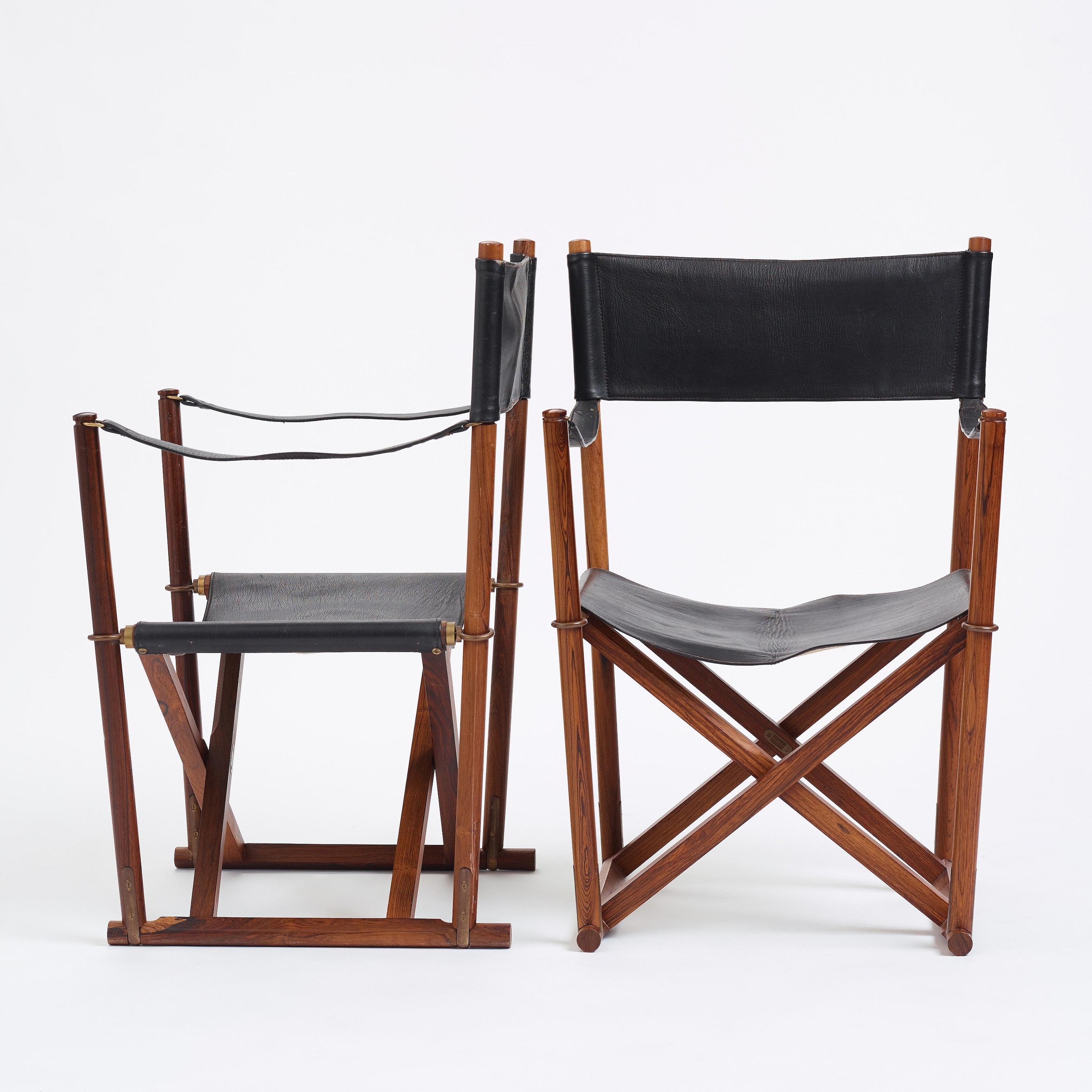 Mogens S. Koch | Mogens Koch, Four 'MK16' folding chairs, Denmark 1960s. | MutualArt