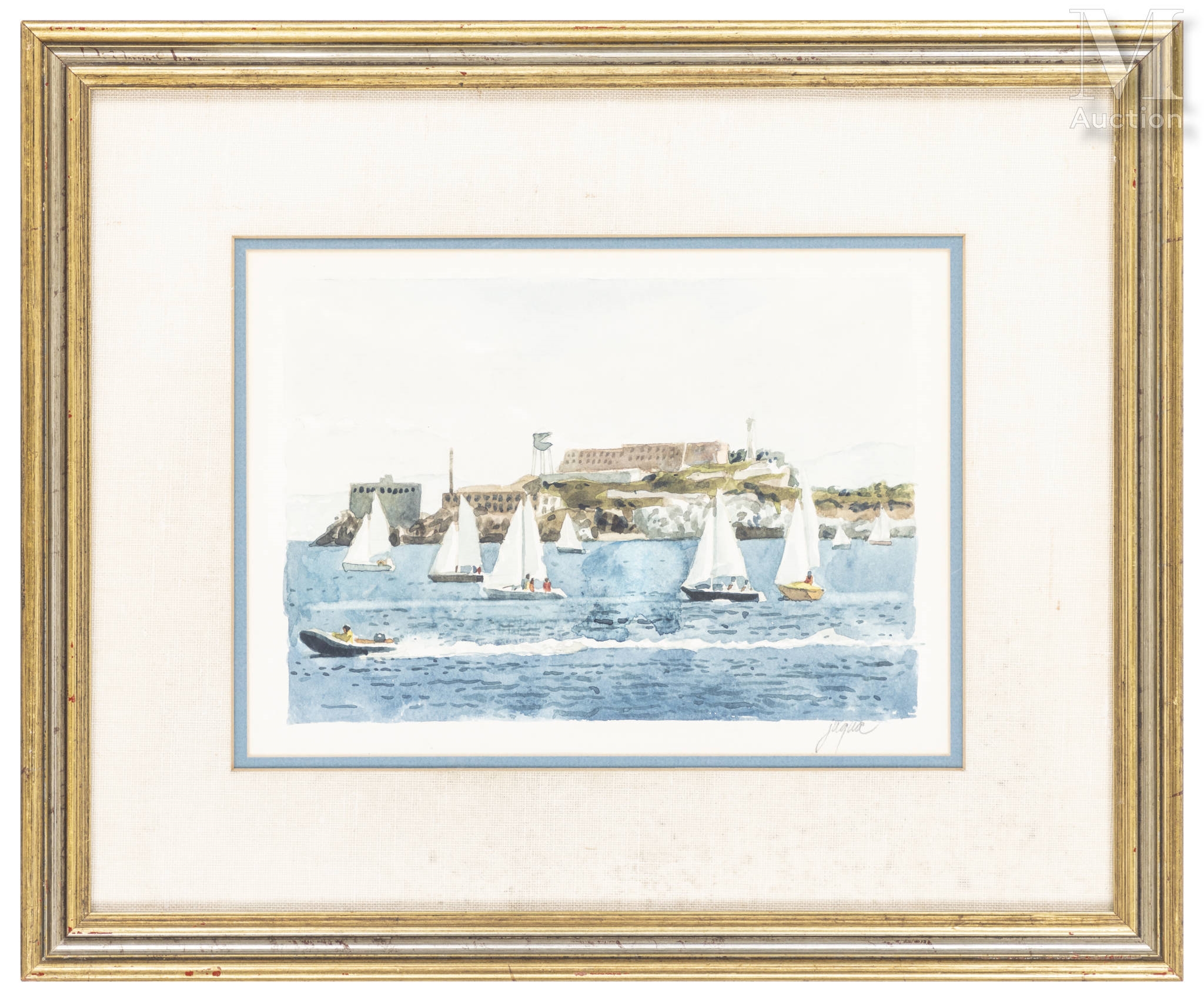 Joe Jaqua | Régate autour de l'île d'Alcatraz | MutualArt