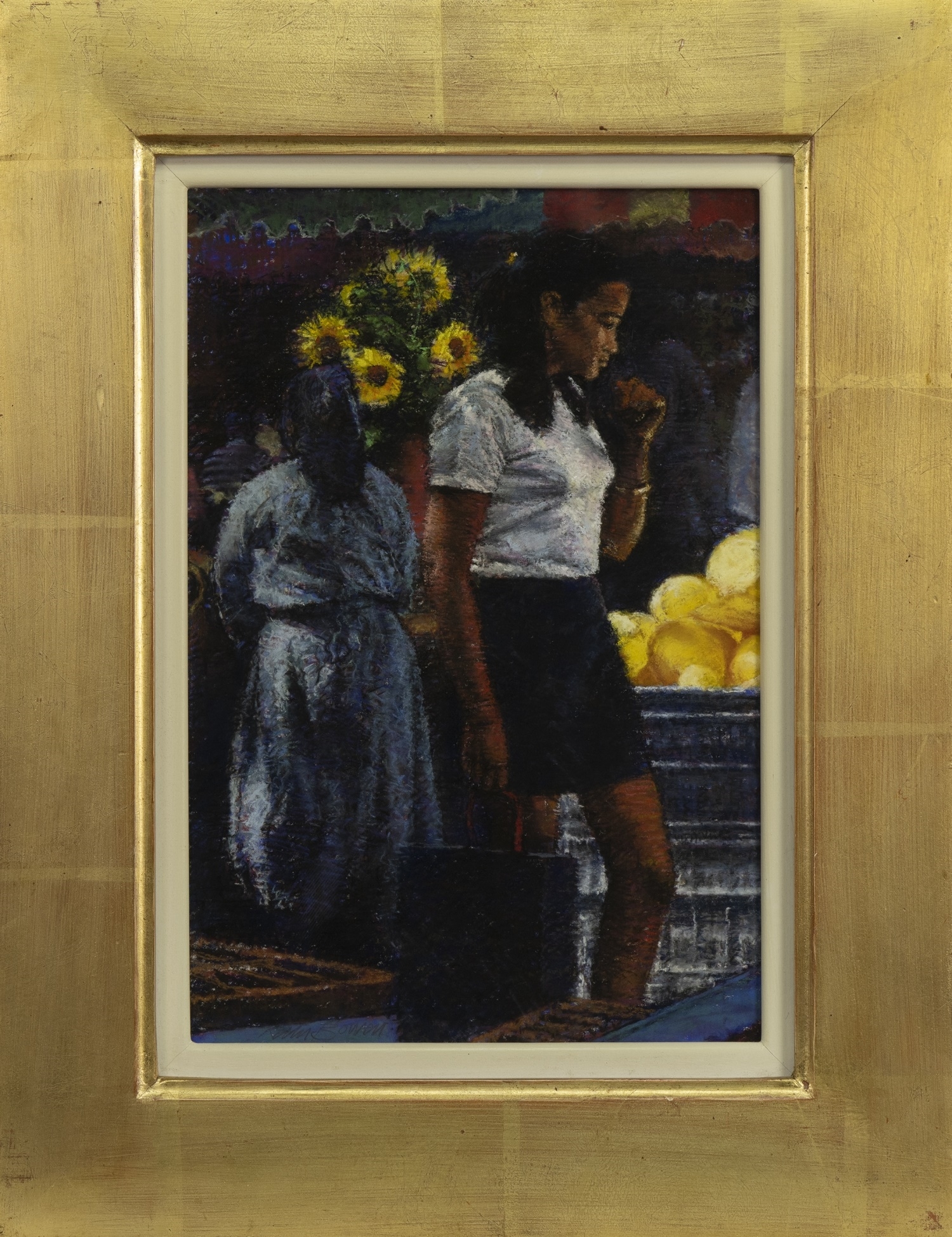 Keith Bowen | SUNFLOWERS AND MELONS | MutualArt