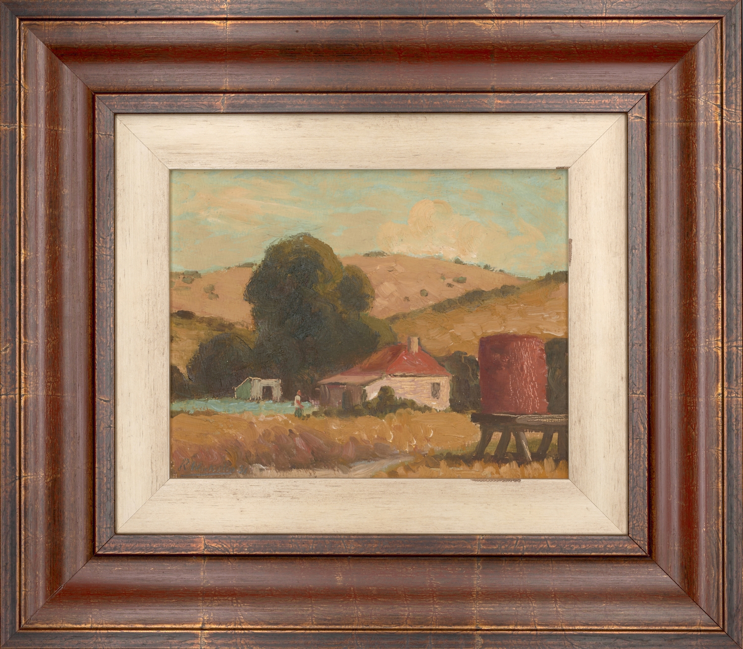 Roland Wakelin | Farm Scene (1951) | MutualArt