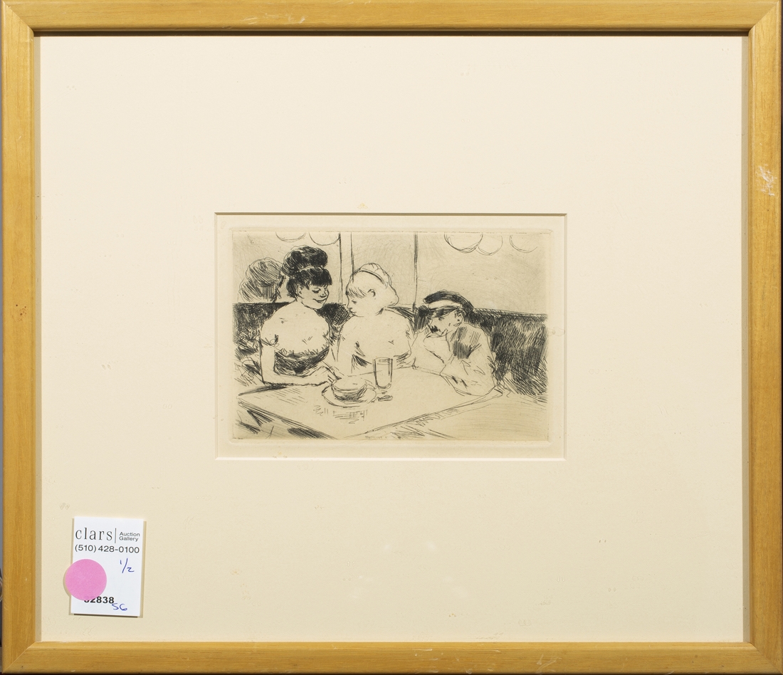 Jean-Louis Forain | Le Cafe de la Nouvelles Athenes, and Brothel ...