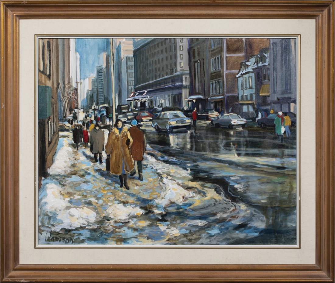 Ingrid Harrison | Sherbrooke Street Gold (1935) | MutualArt