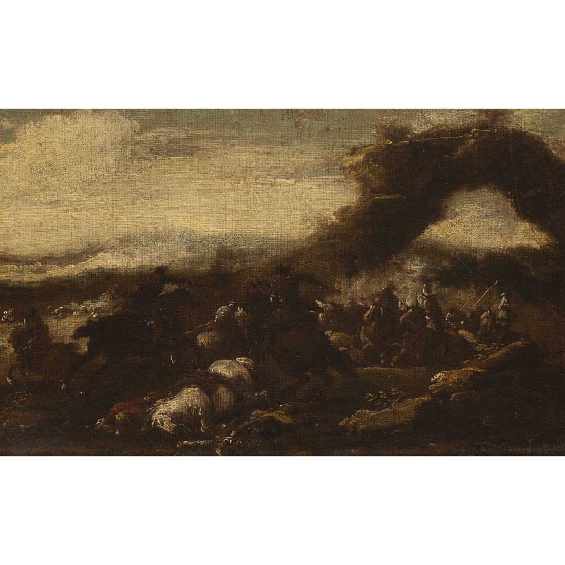 Alessandro Magnasco | Battle Scene | MutualArt
