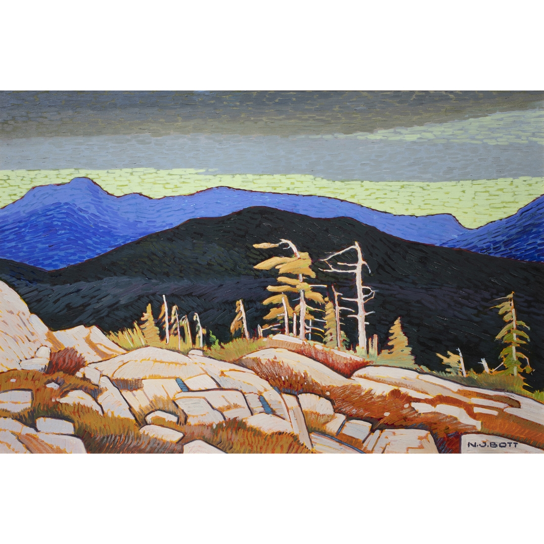 Nicholas Bott | GREENVILLE B.C. (NASH RIVER, INDIAN VILLAGE) | MutualArt