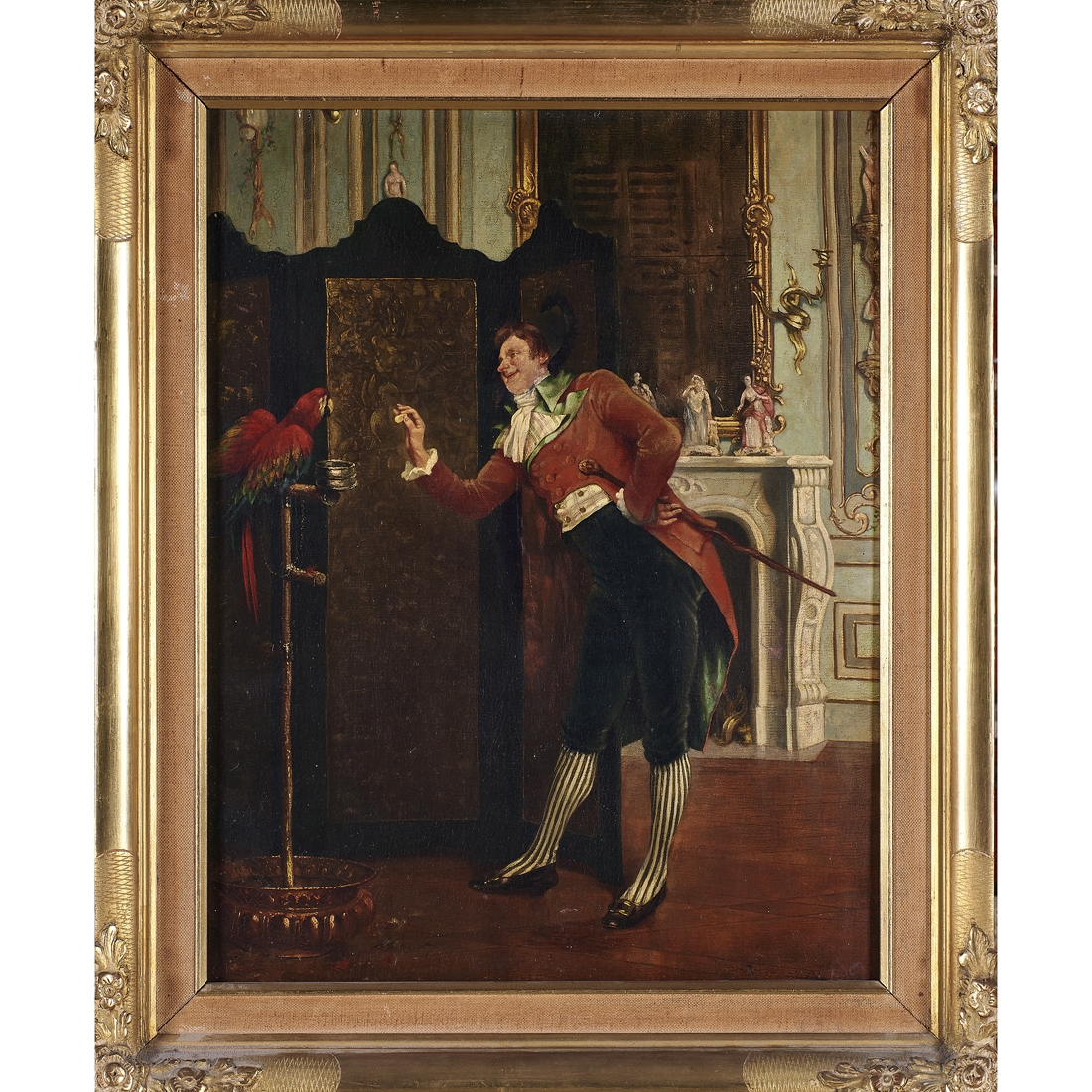 Ferdinand Roybet | The Scarlet Macaw, 1872 | MutualArt