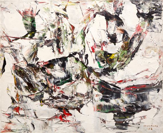 Paul-Émile Borduas | Ramage (1956) | MutualArt