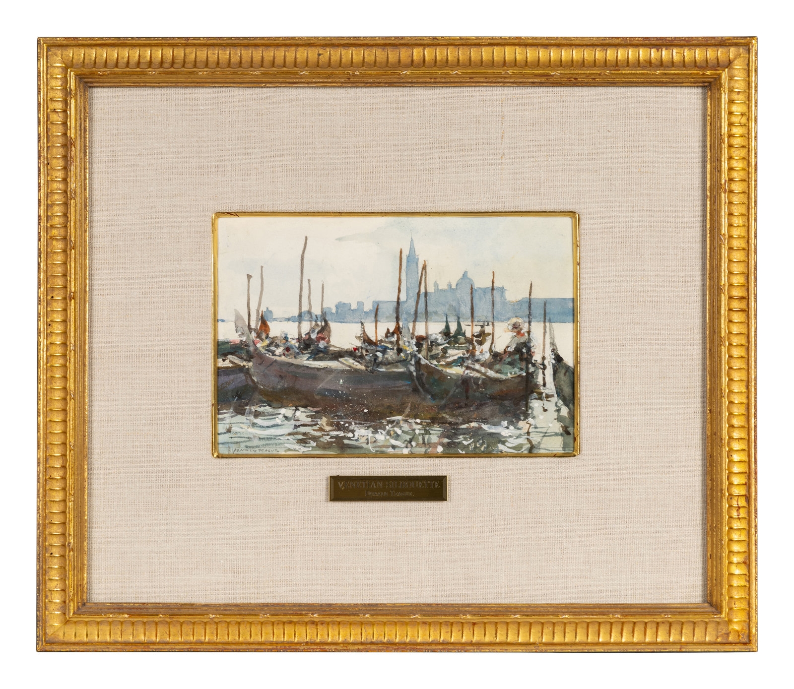Donald Teague | Venetian Gondolas | MutualArt
