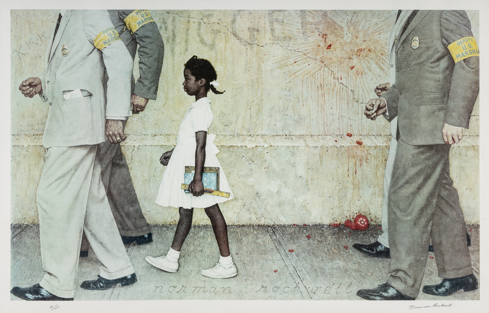Norman Rockwell | The Problems We All Live With | MutualArt